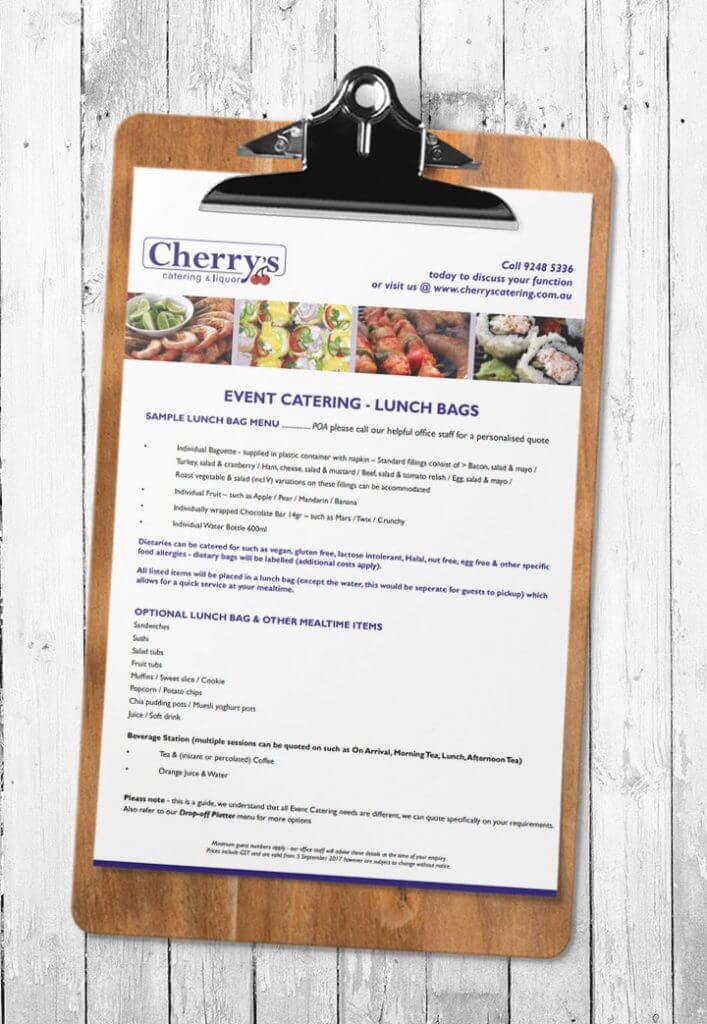 Cherry's Caters Any Platters in Perth Perfect To All Diet