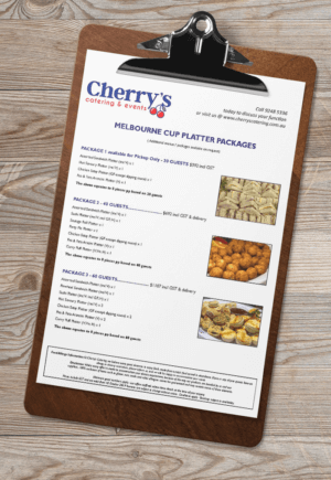 Catering Menus Perth | Catering Perth | Cherry's Catering & Events